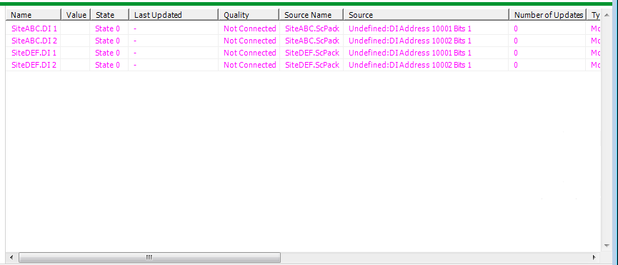 Geo Scada Expert Tutorial Display A Queries List Via Virtual Viewx Using A Virtual Viewx Client